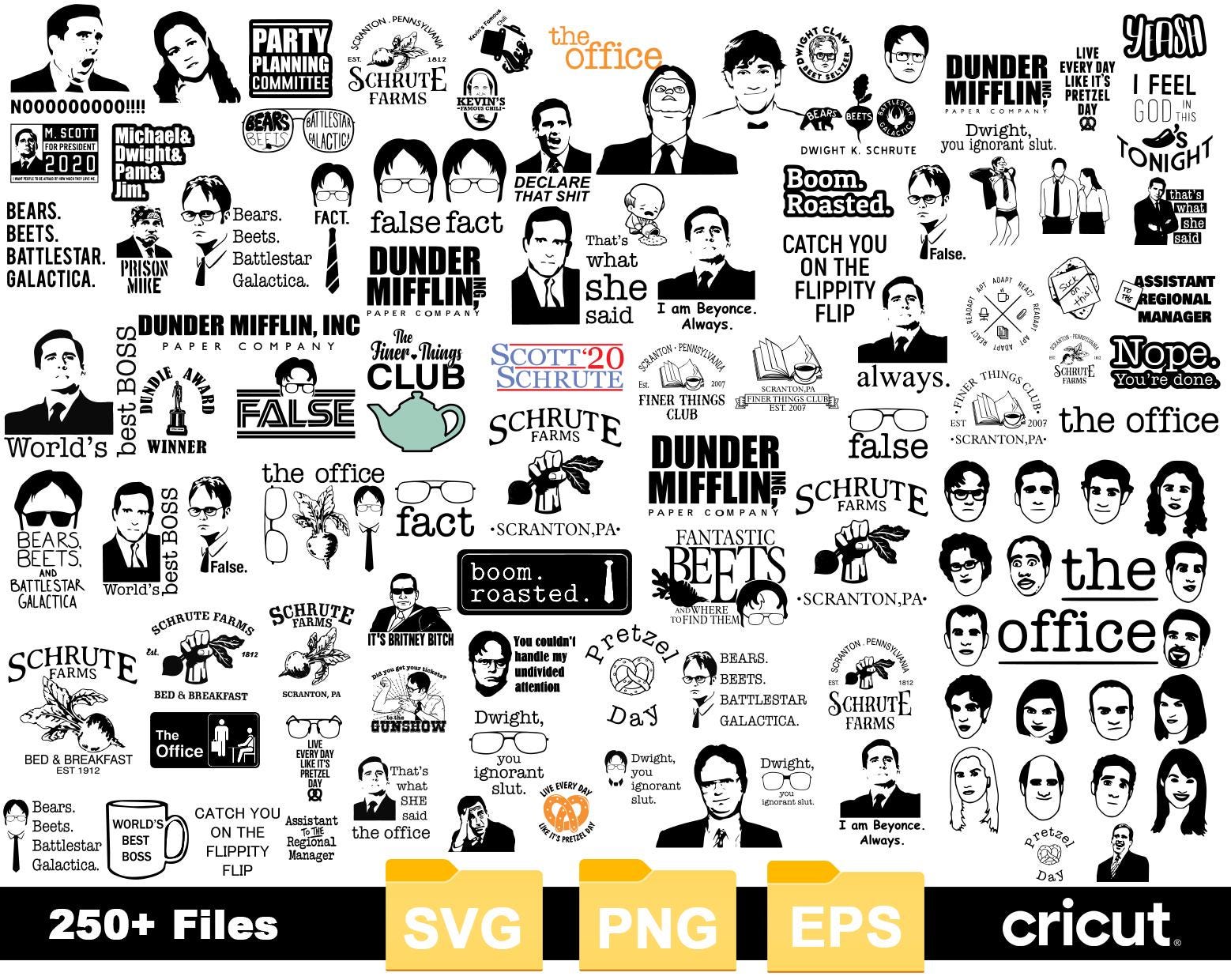 Funny Office Quotes SVG Bundle for Cricut Projects, Minimalist ...