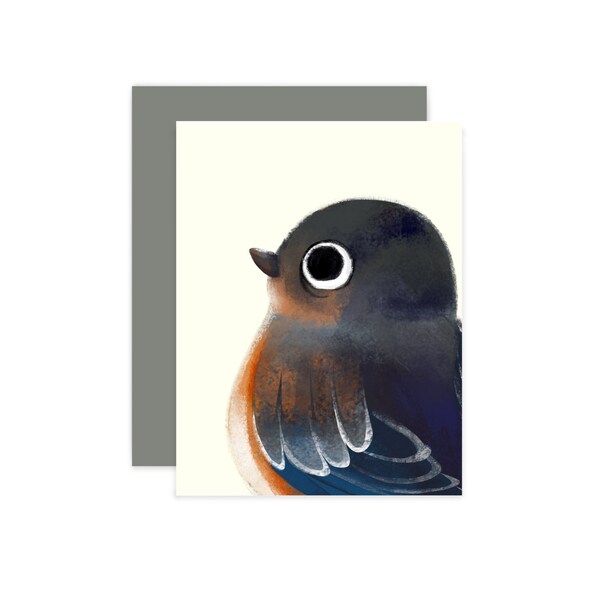 Bluebird Card - Etsy
