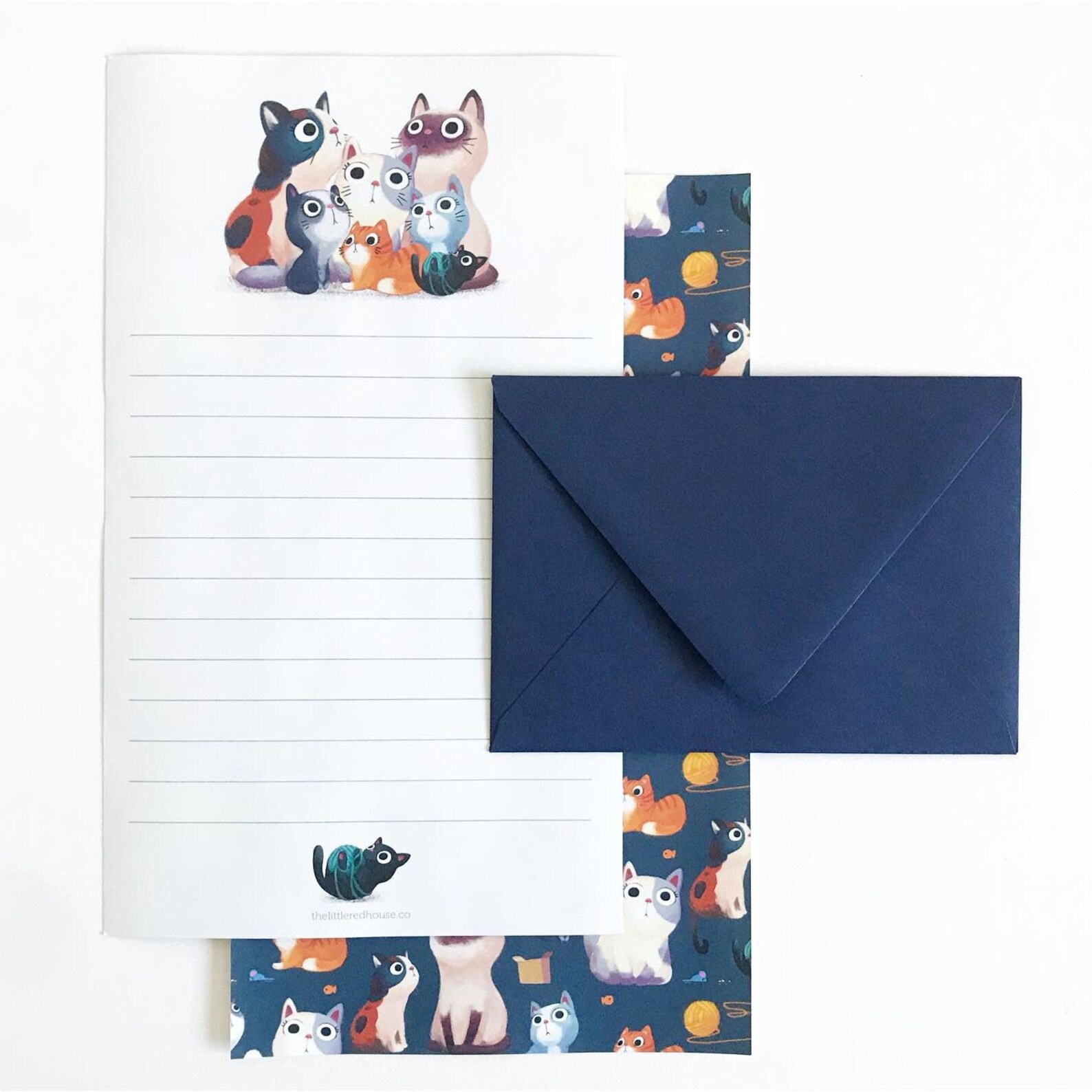 Cat Letter Set - Etsy
