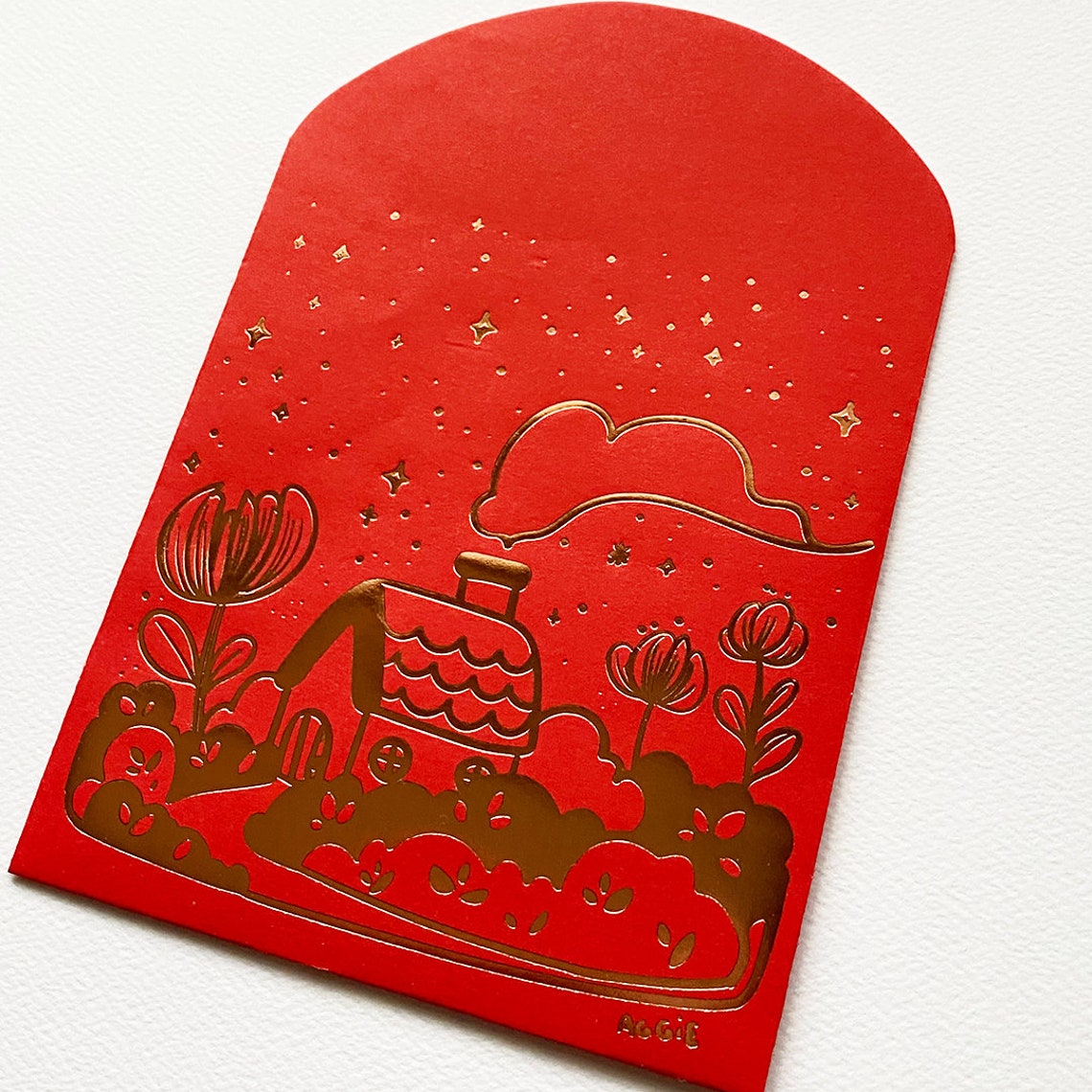 小紅屋 the Little Red House Red Envelopes Set of 10 - Etsy