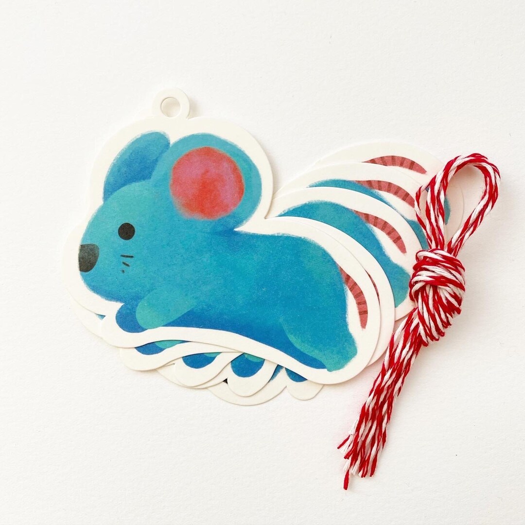Die-cut Squirrel Gift Tag - Etsy