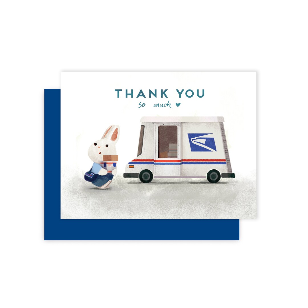 USPS Thank You Card - Etsy
