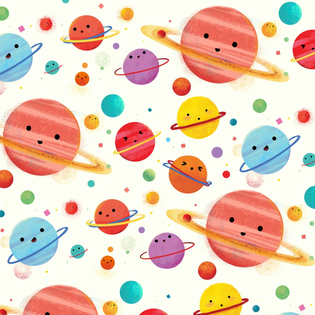 Hula Universe Cream Wrapping Paper - Etsy