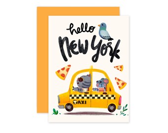 New York Card / New York Greeting Card / New York Thank You - Etsy
