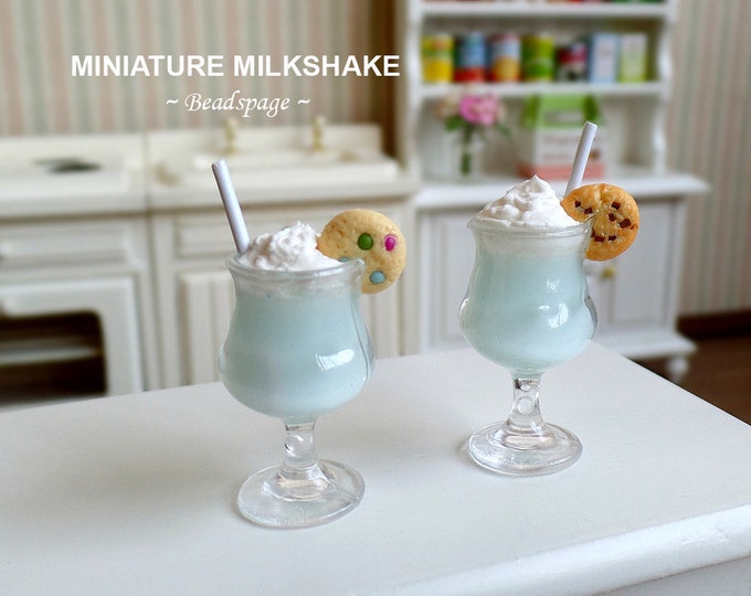1/6 Scale (12" Doll) Miniature Milkshake Frappe Smoothies Beverage ...