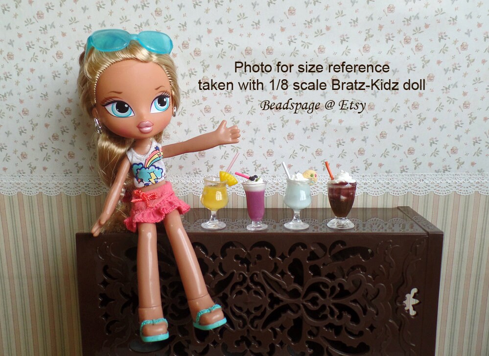 1/6 Scale 12 Doll Miniature Milkshake Frappe Smoothies - Etsy