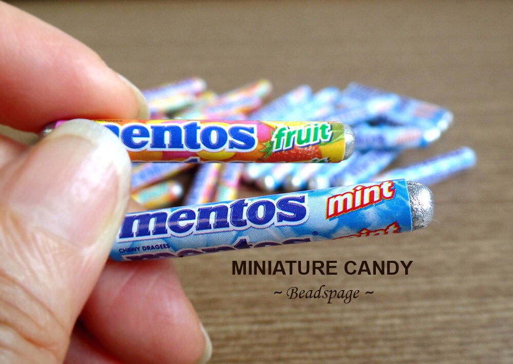 Miniature Candy Sweets Chewy Candy Roll Mints 1/4 1/3 Scale - Etsy