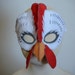 Hen and Rooster Mask PDF Pattern - Etsy