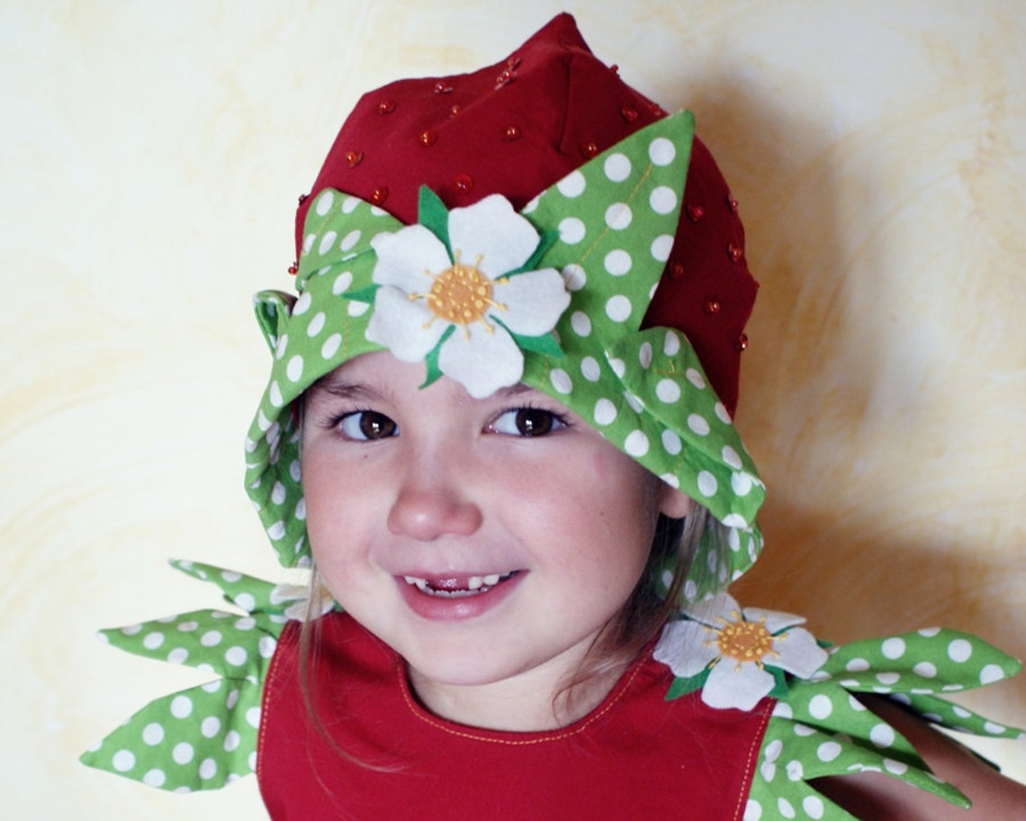 Strawberry Hat PDF Pattern - Etsy