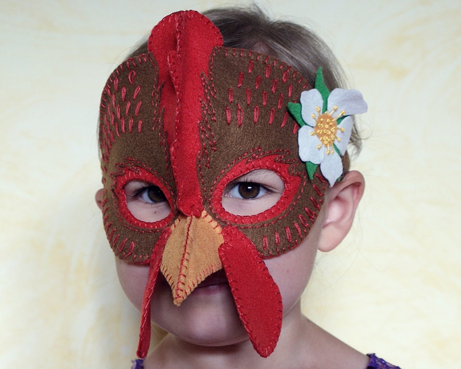 Hen and Rooster Mask PDF Pattern - Etsy