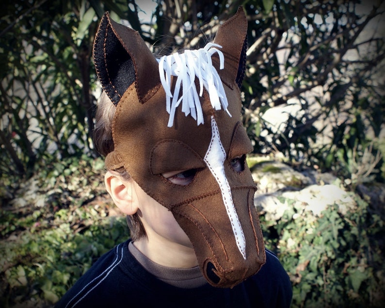 Horse Mask PDF Pattern | Etsy UK