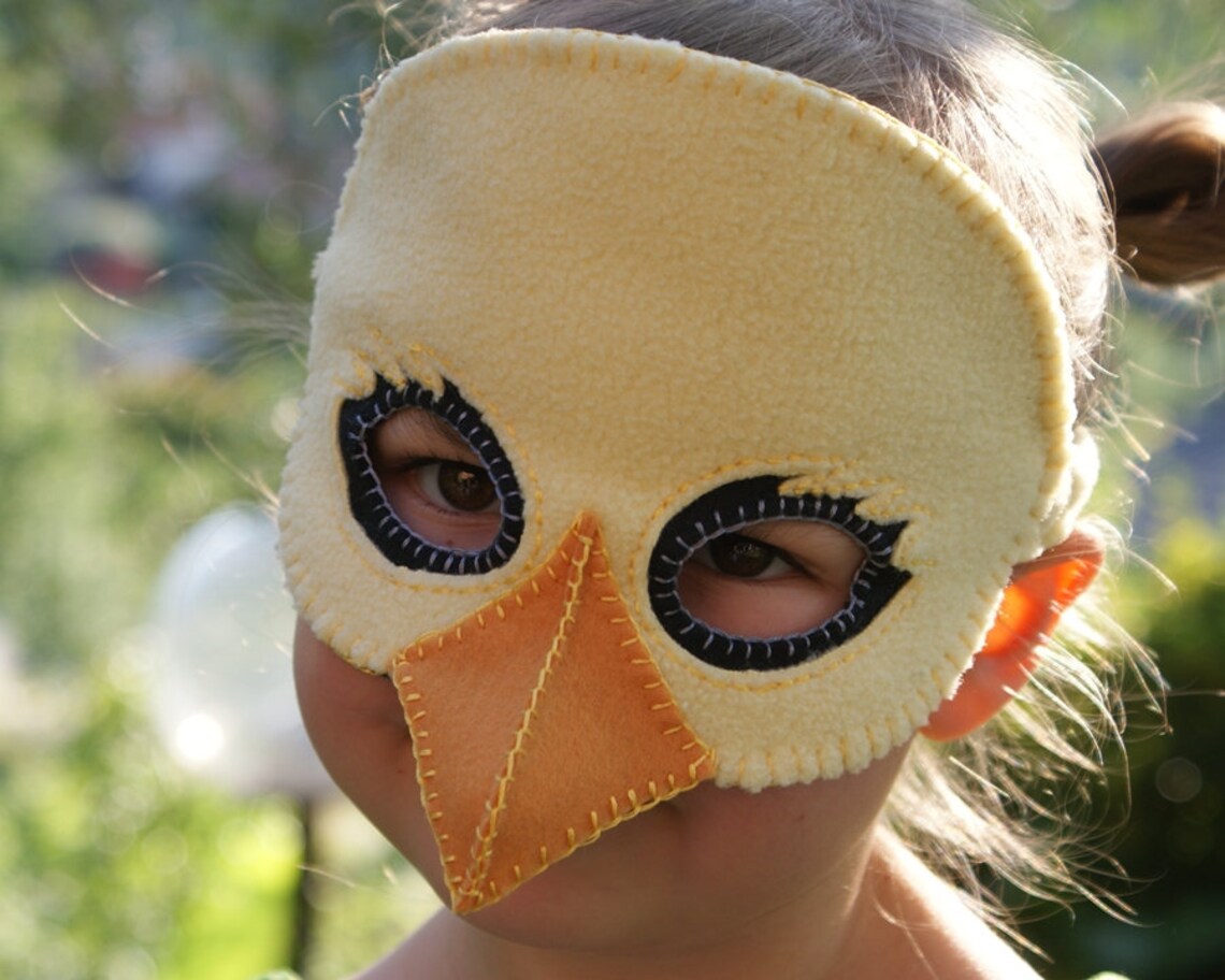 Lil' Chick Mask PDF Pattern | Etsy