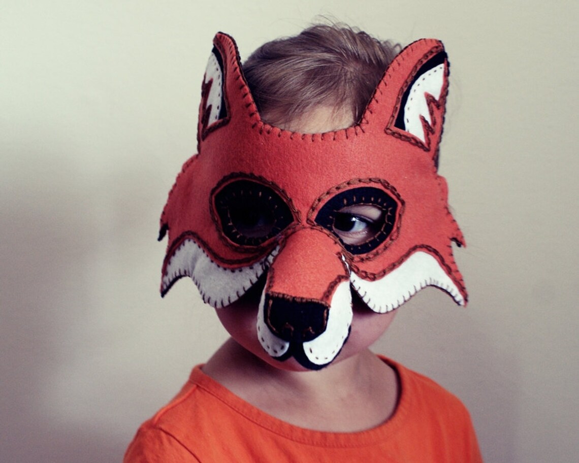 Fox Mask PDF Pattern | Etsy