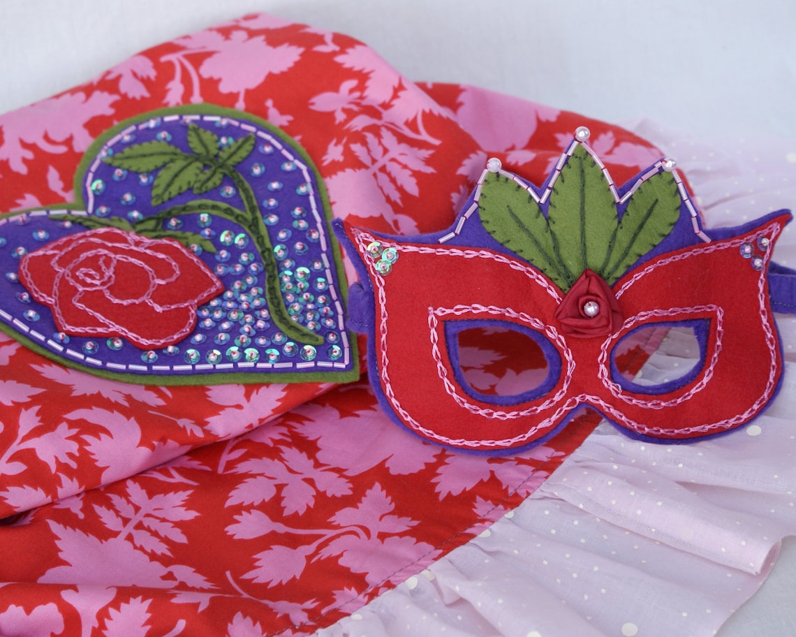 COMBO Super Princess Cape & Mask PDF Pattern - Etsy
