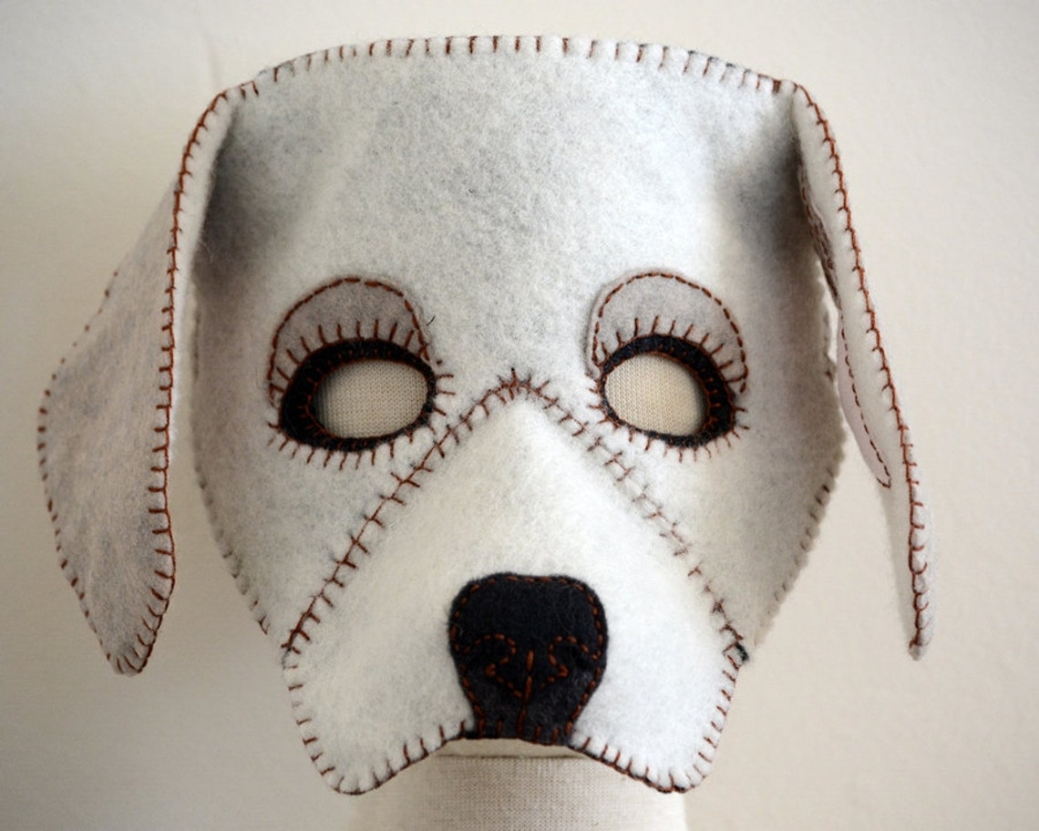 Dog Mask PDF Pattern - Etsy