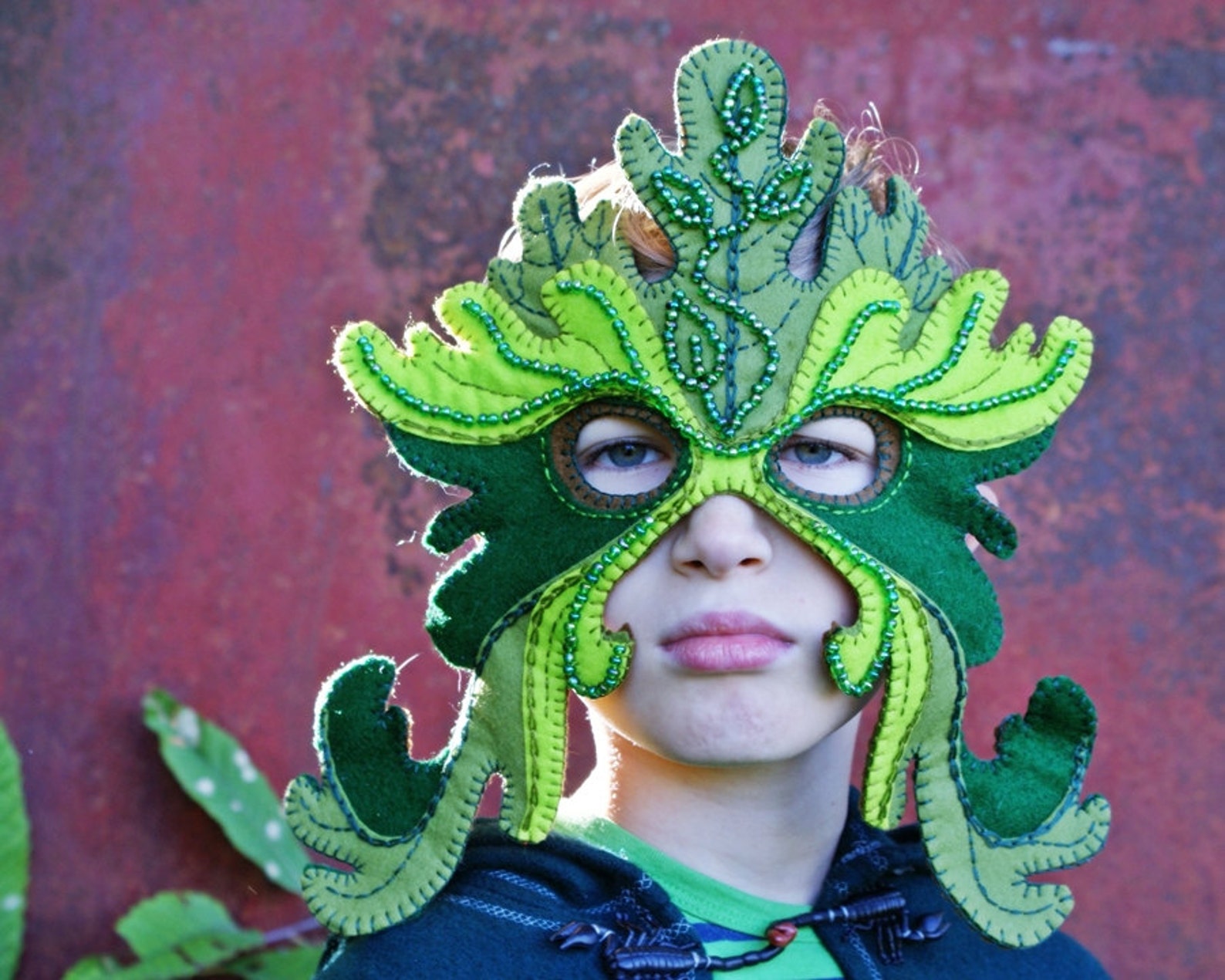Leaf Mask PDF Pattern - Etsy