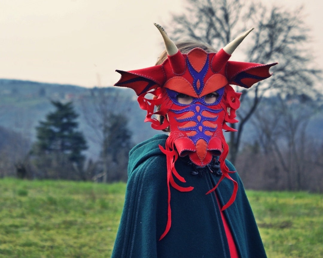 Dragon Mask PDF Pattern - Etsy