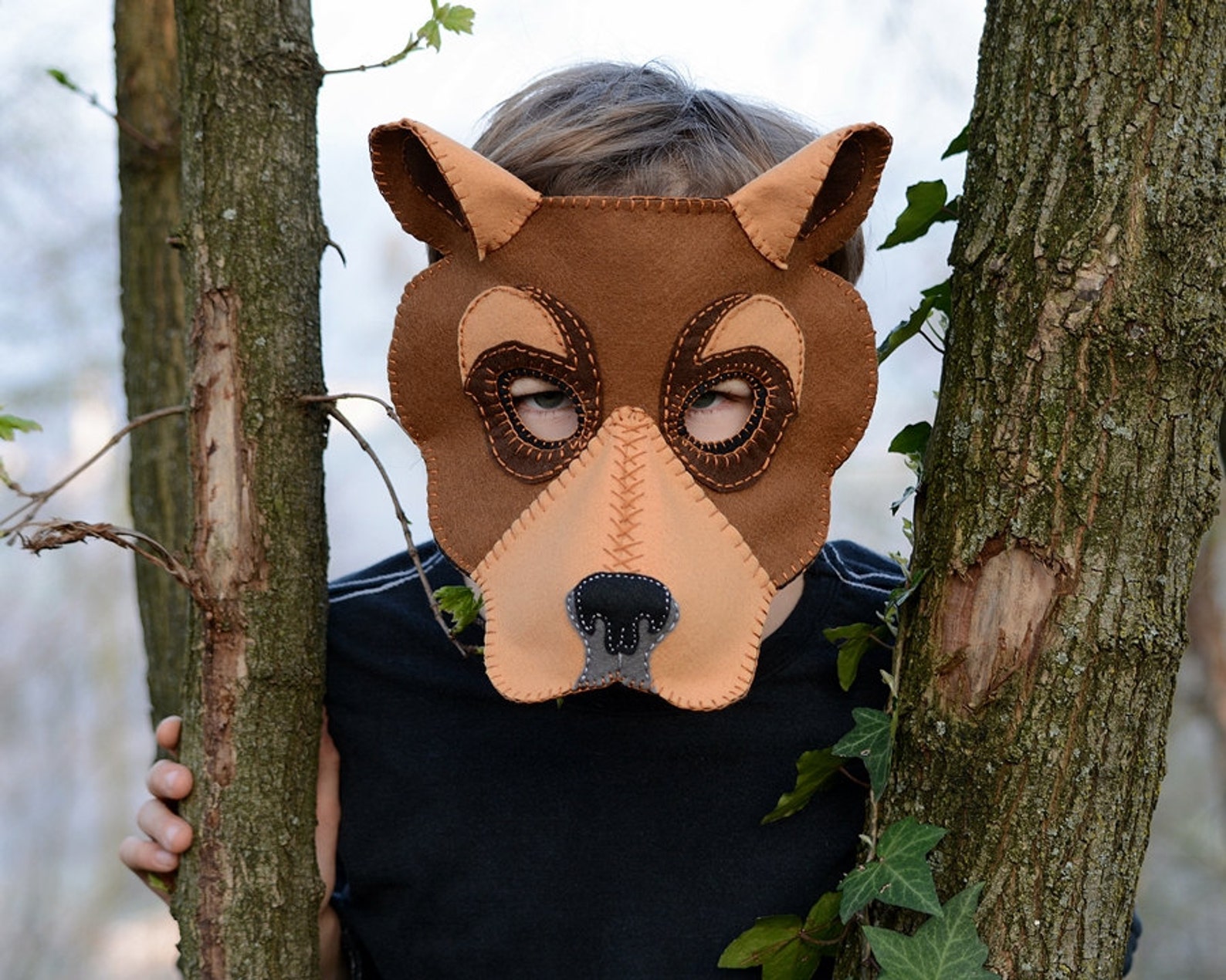 Bear Mask PDF Pattern - Etsy