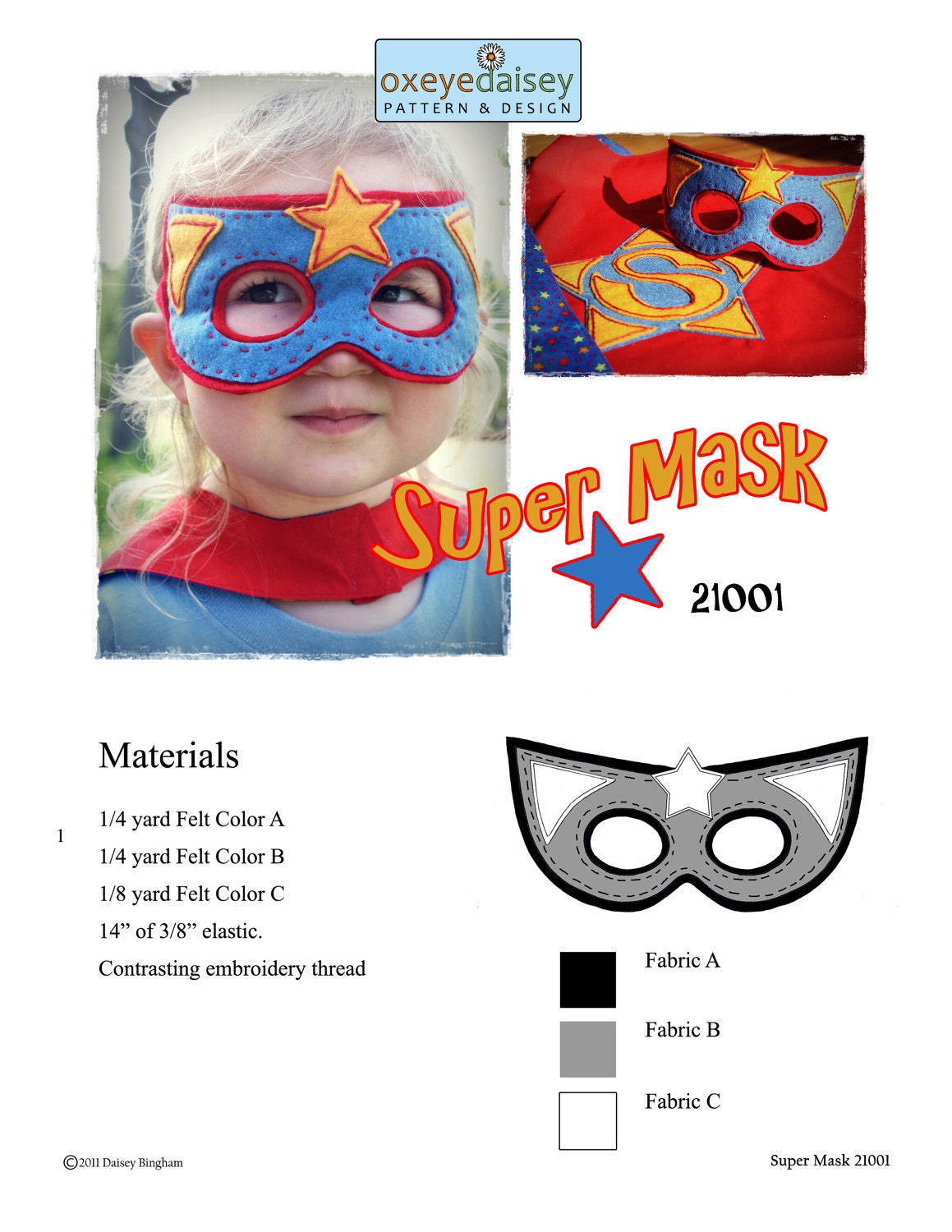 Super Mask PDF Pattern - Etsy
