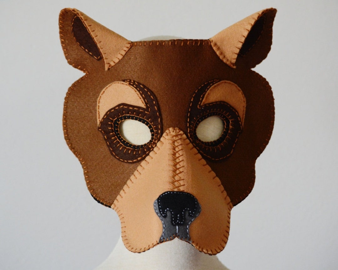 Bear Mask PDF Pattern - Etsy