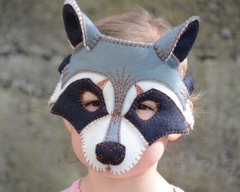 Raccoon Mask PDF Pattern | Etsy