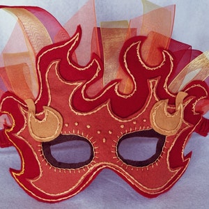 Fire Mask PDF Pattern - Etsy