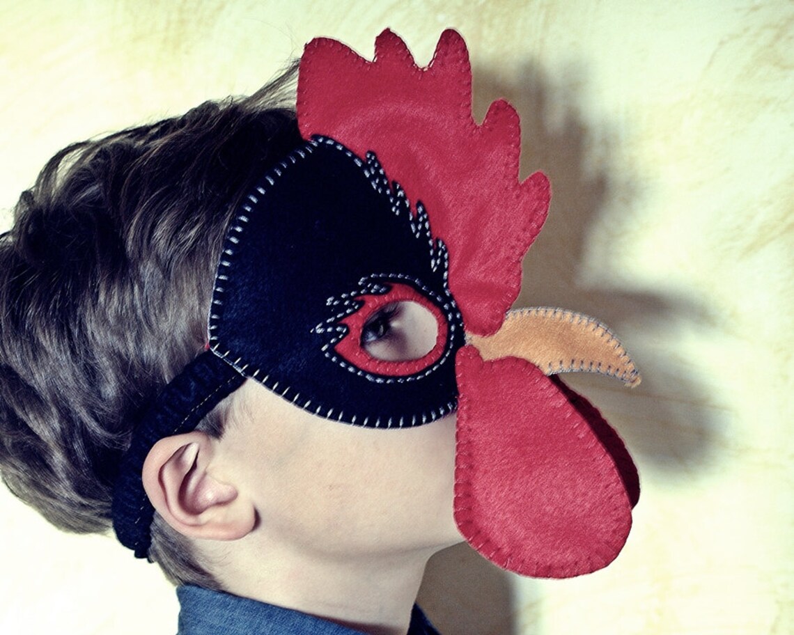 Hen and Rooster Mask PDF Pattern - Etsy