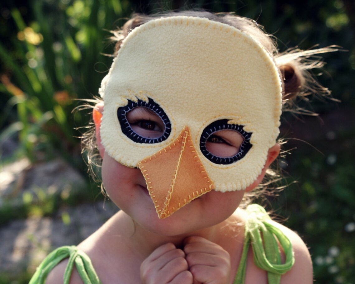 Lil' Chick Mask PDF Pattern - Etsy