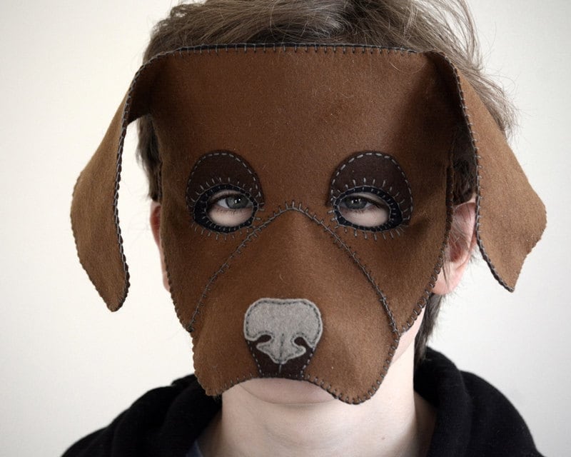 Dog Mask PDF Pattern - Etsy