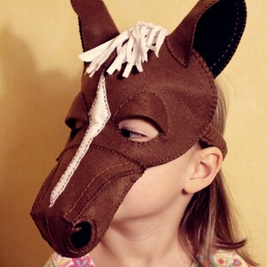 Horse Mask PDF Pattern - Etsy