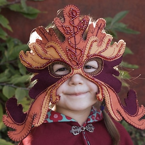 Leaf Mask PDF Pattern - Etsy