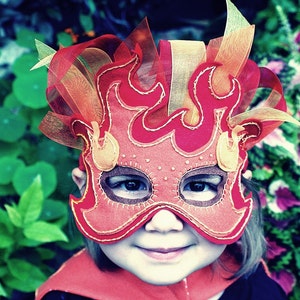 Fire Mask PDF Pattern - Etsy