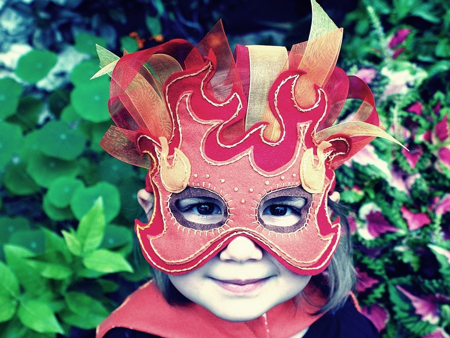 Fire Mask PDF Pattern | Etsy