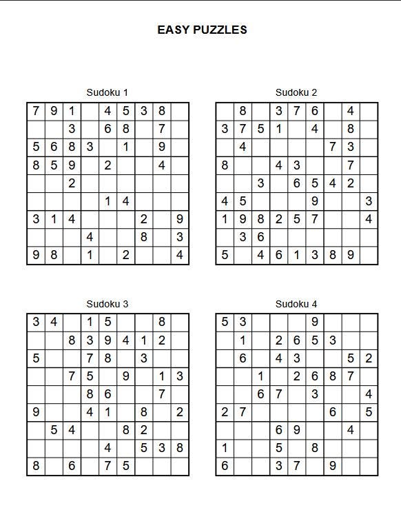 1200 Sudoku Puzzle Mega Bundle – Easy, Medium & Hard | Printable PDF ...