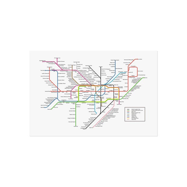 Tube Map - Etsy UK