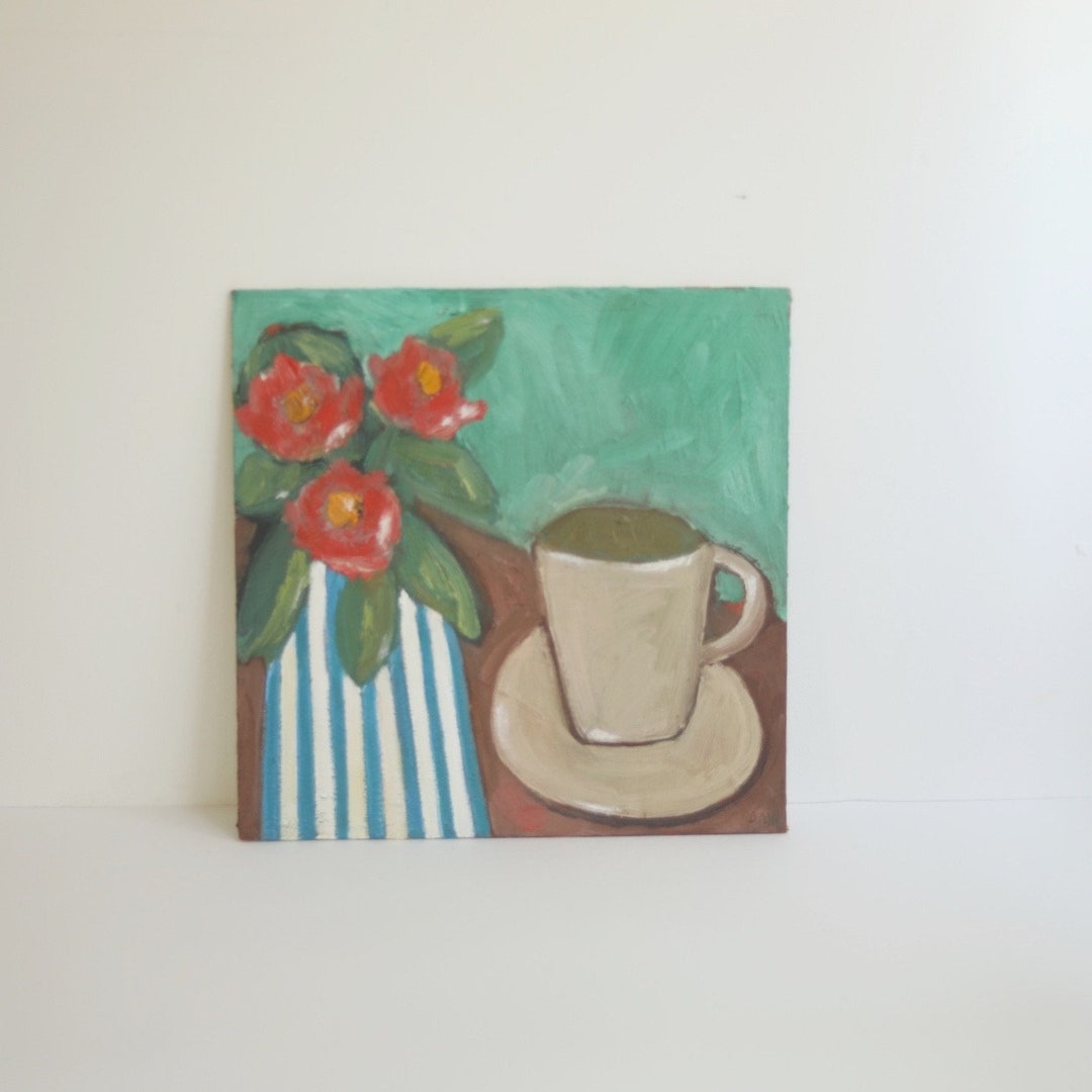 Abstract Still Life Oil Painting Art for the Home Contemporary Art ...