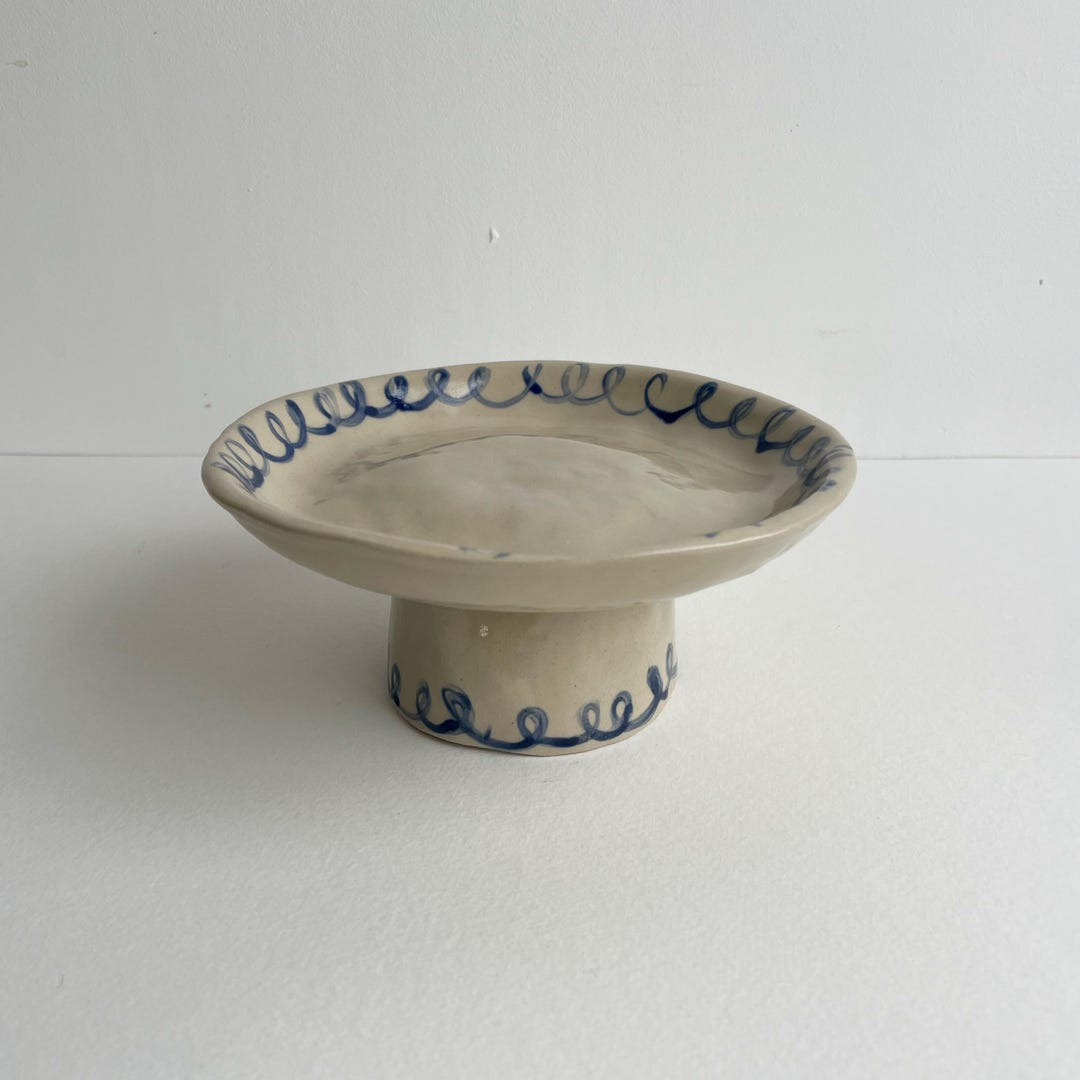 Handmade Ceramic Cake Stand - Etsy