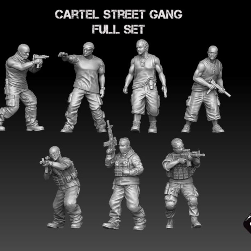 20mm Gang Miniatures - Etsy