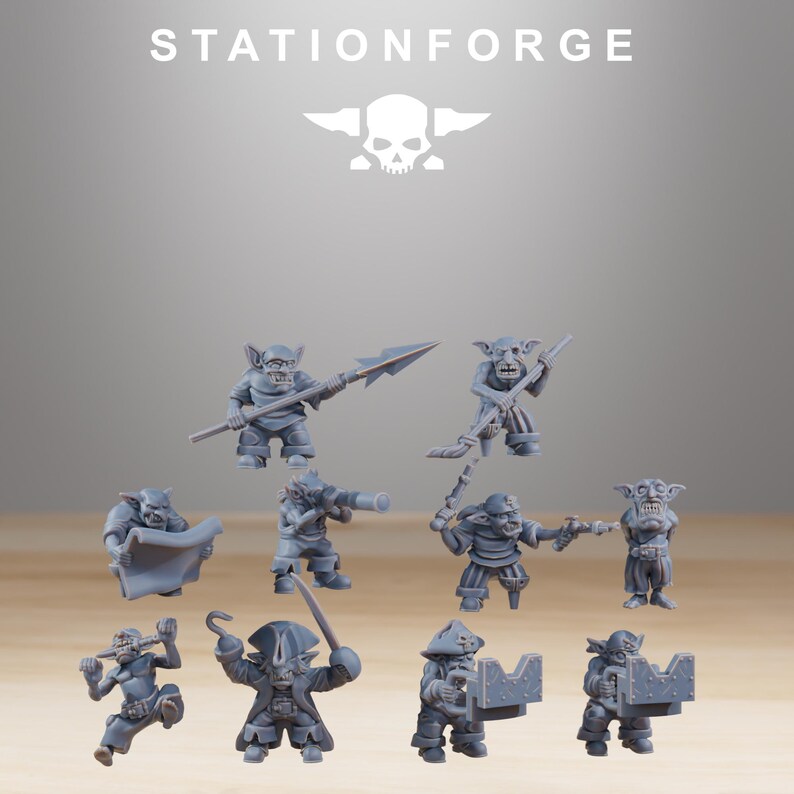 Gobs Pearl Battle Ship, Station Forge Miniatures, Goblin Tank ...
