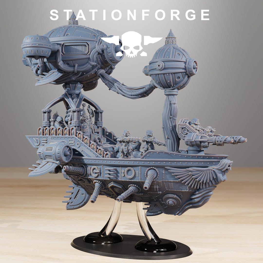 Scavenger Floating Chapel, Station Forge Miniatures, 3D Printed, Sci Fi ...