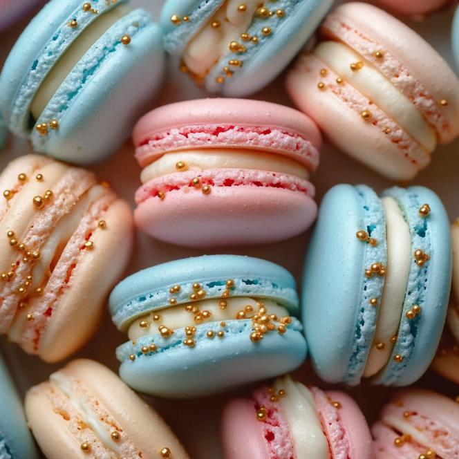 Pastel Macaron Recipe: Elegant French Vanilla Macarons (instant ...