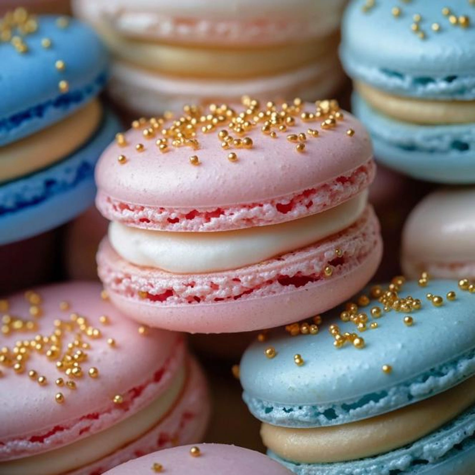 Pastel Macaron Recipe: Elegant French Vanilla Macarons (instant ...