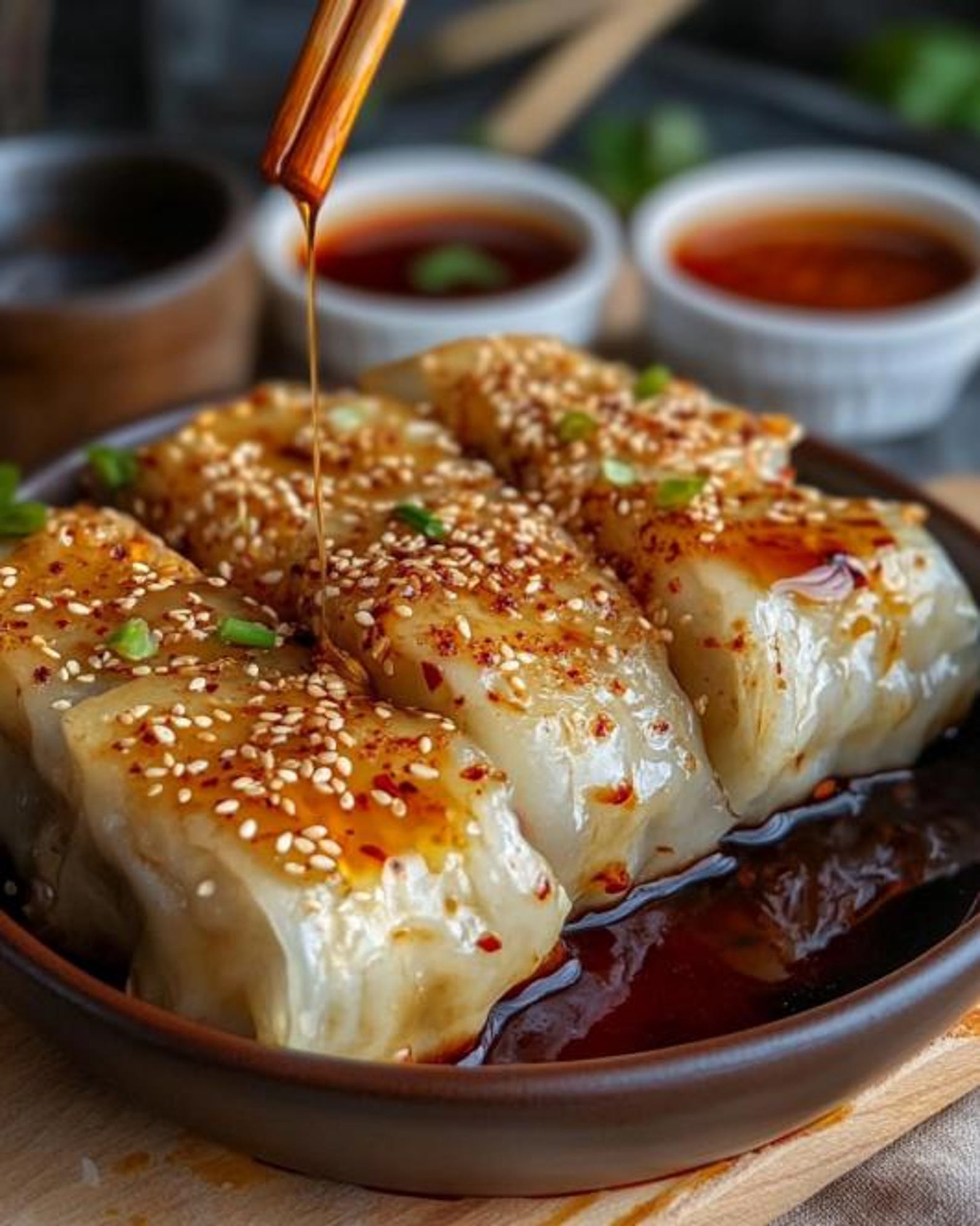 Spicy Chili Oil Dumplings Recipe | Easy Steamed Dumplings PDF | Asian Street Food at Home - Etsy