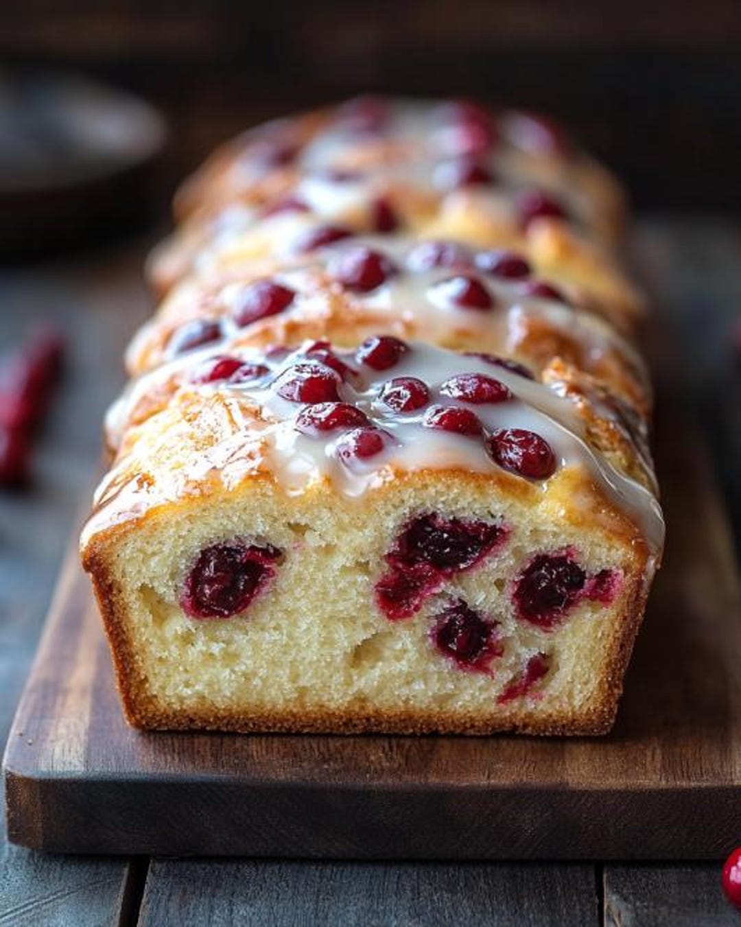 BEST Cranberry Lemon Loaf Cake Recipe PDF | Bright - Buttery Tea Loaf ...
