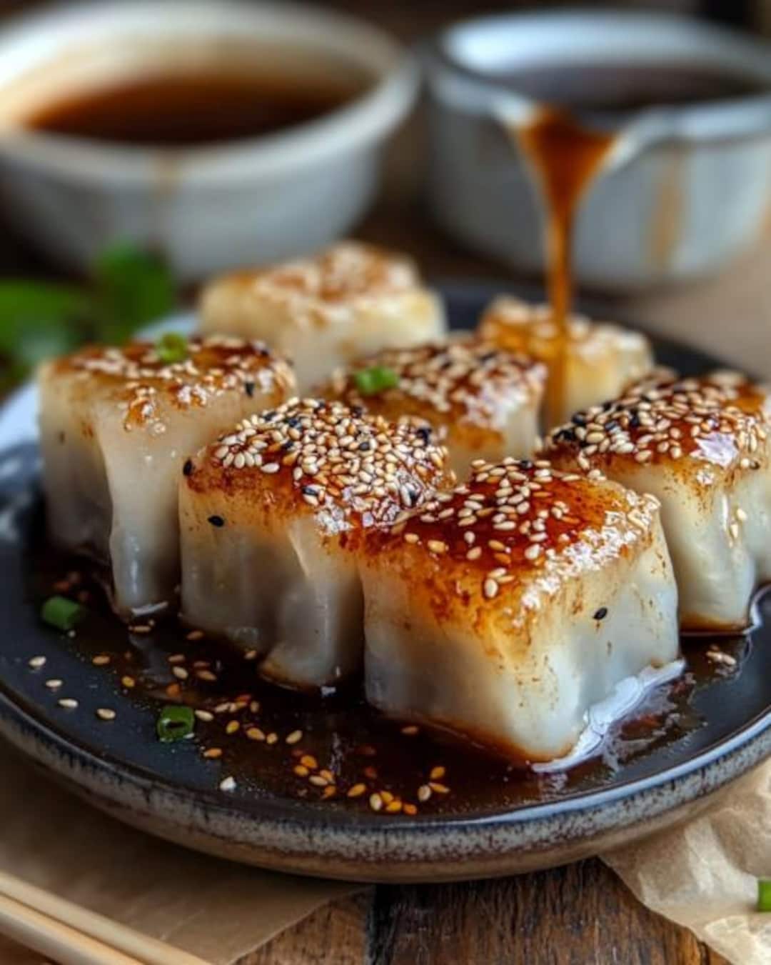 Crispy Rice Cakes With Soy Glaze Recipe (PDF Download) - Etsy