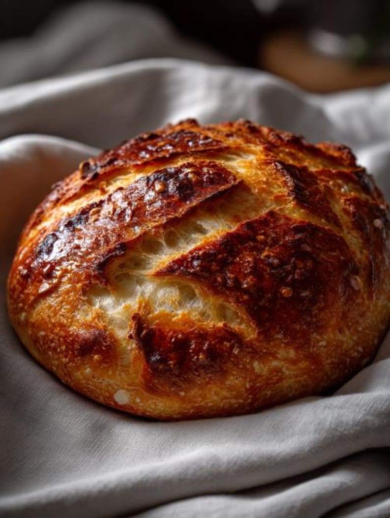 Artisan Sourdough Bread Recipe PDF | Beginner-friendly Digital Download ...