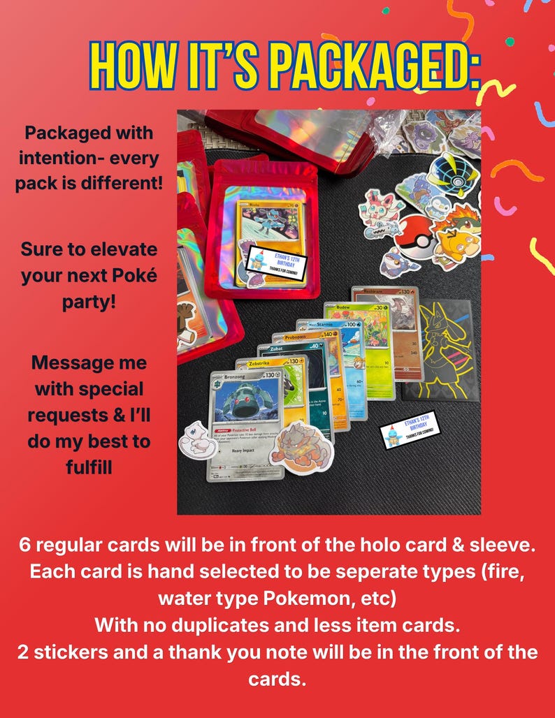 Pokemon Party Favors | Pokemon Birthday Goodie Bags | Kids Party Favor ...