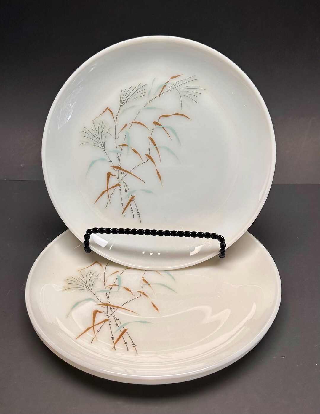 Pyrex Family Flair Seagrass Dinner Plates Set of 3 - Etsy
