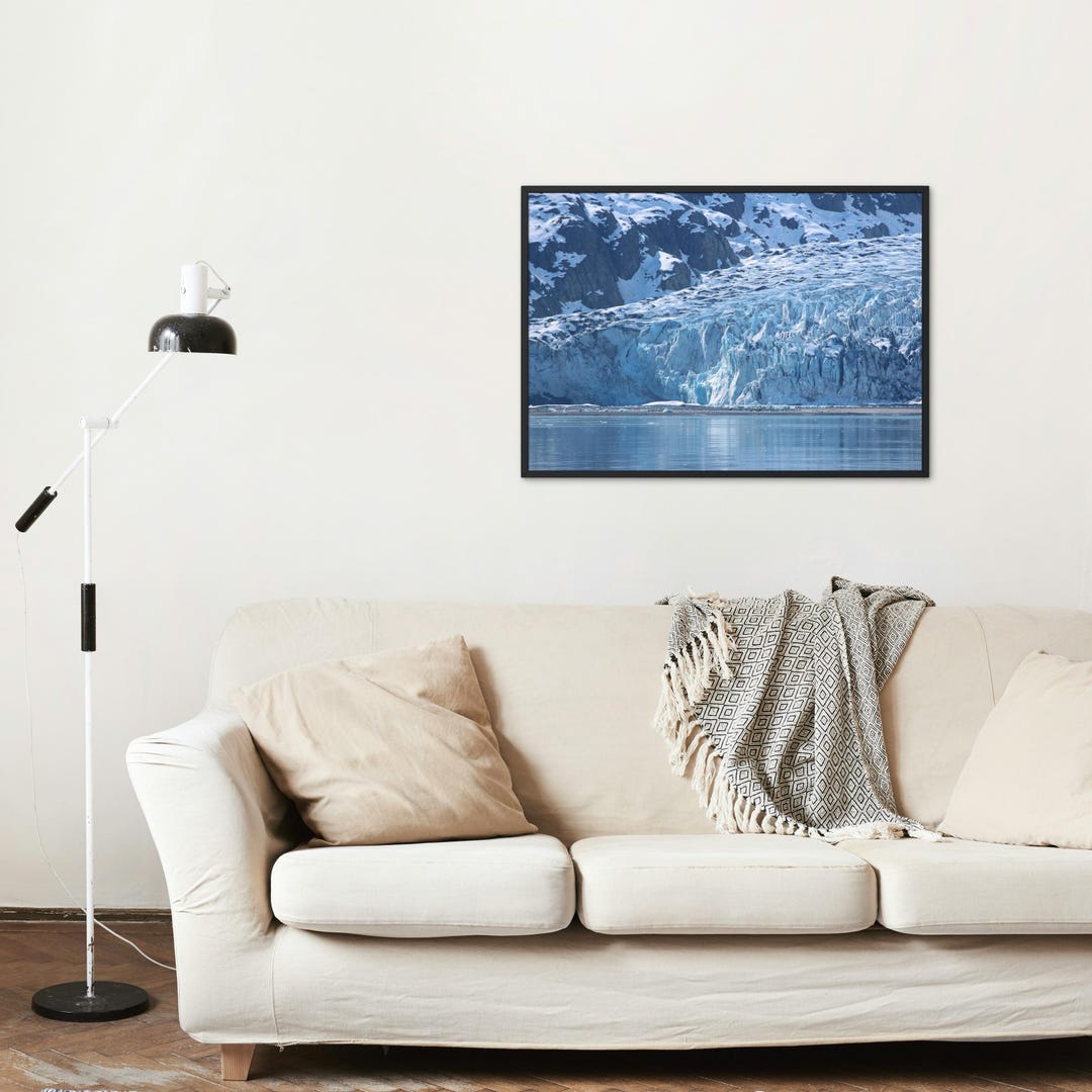 Alaska Glacier Photo Print – Blue Ice Landscape, Arctic Decor (digital ...
