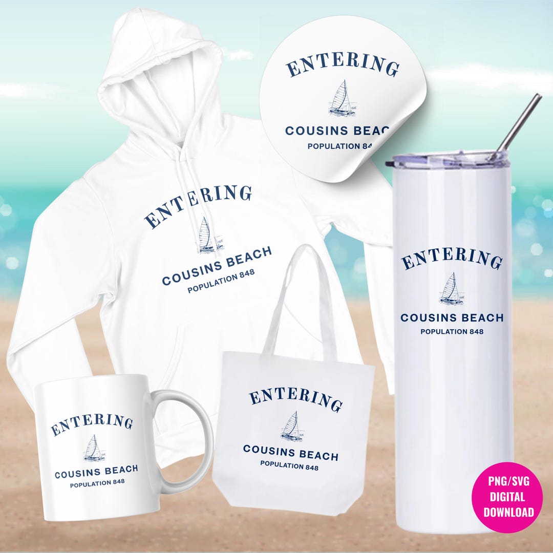 Cousins Beach Sign PNG/SVG Bundle: TSITP Inspired (digital Download) - Etsy